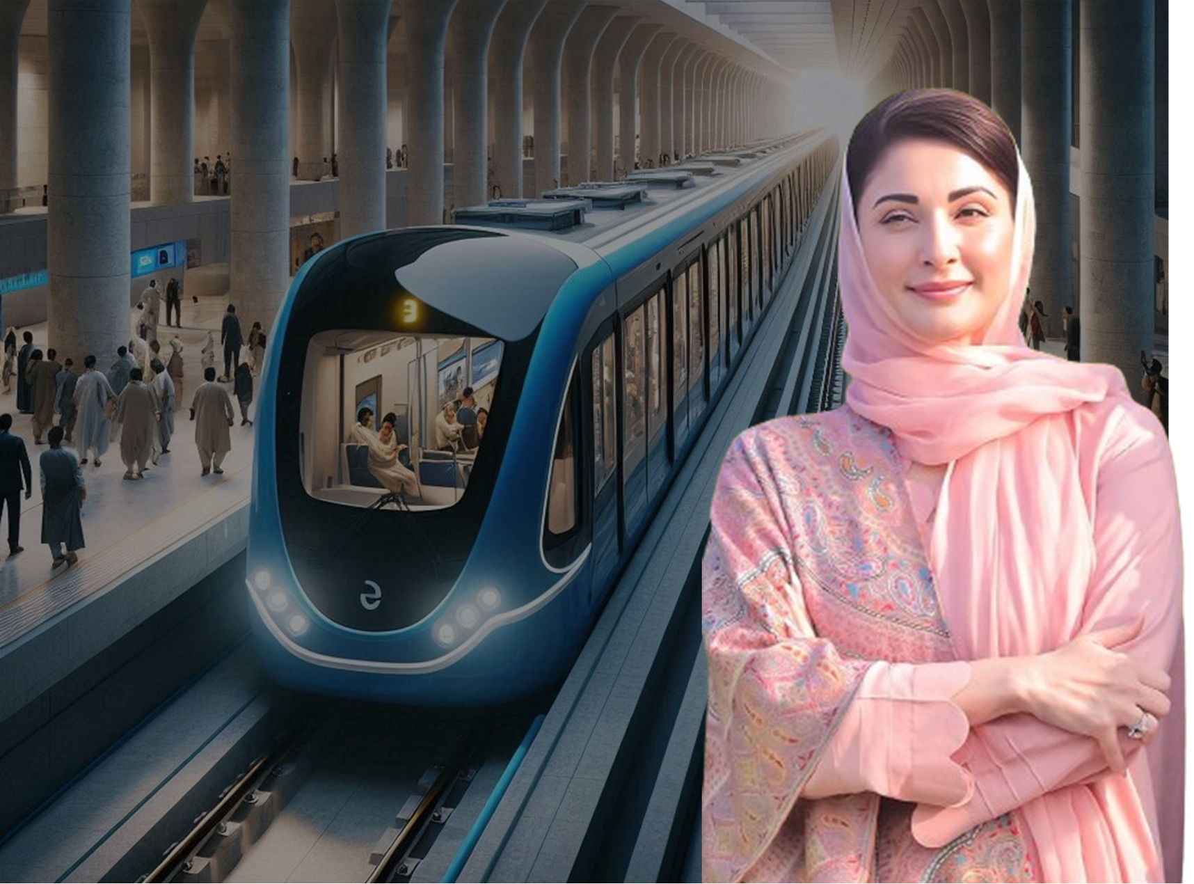 CM Maryam Nawaz Unveils Lahore’s First Underground Metro Train – The Blue Line - TechnologyPlus.Pk